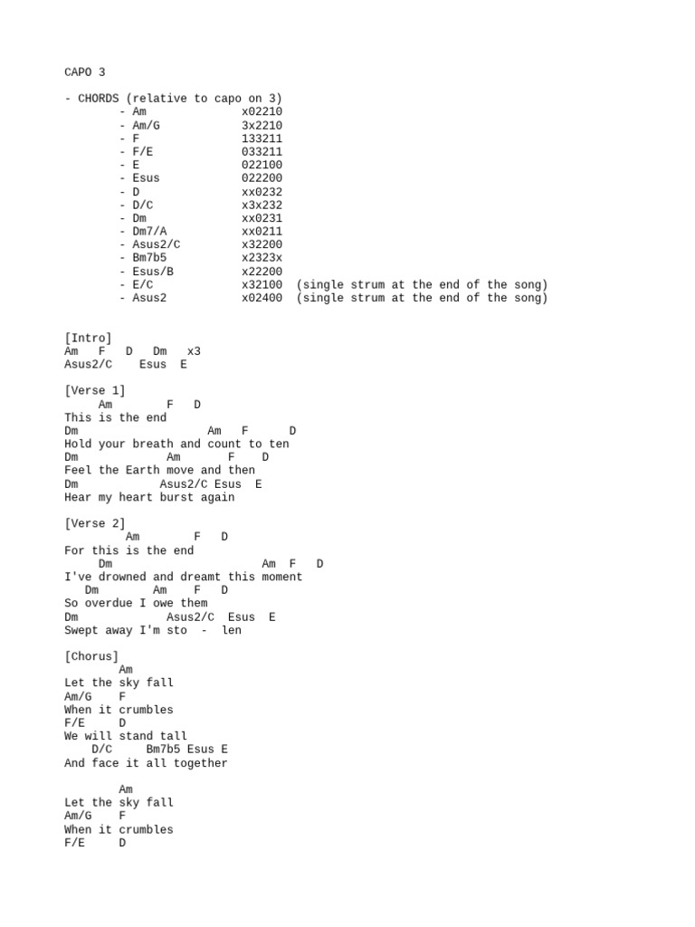 Skyfall | PDF | Musical Compositions | Musicology