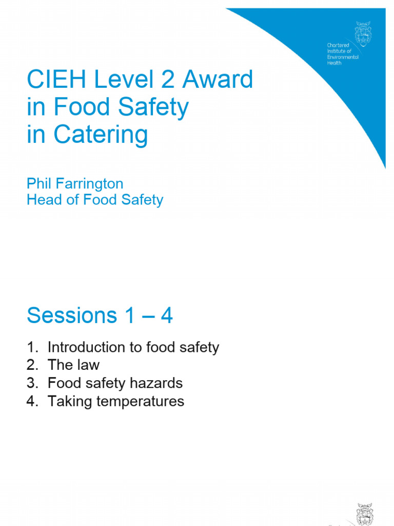 Cieh 2fn Colour | PDF | Food Safety | Foodborne Illness
