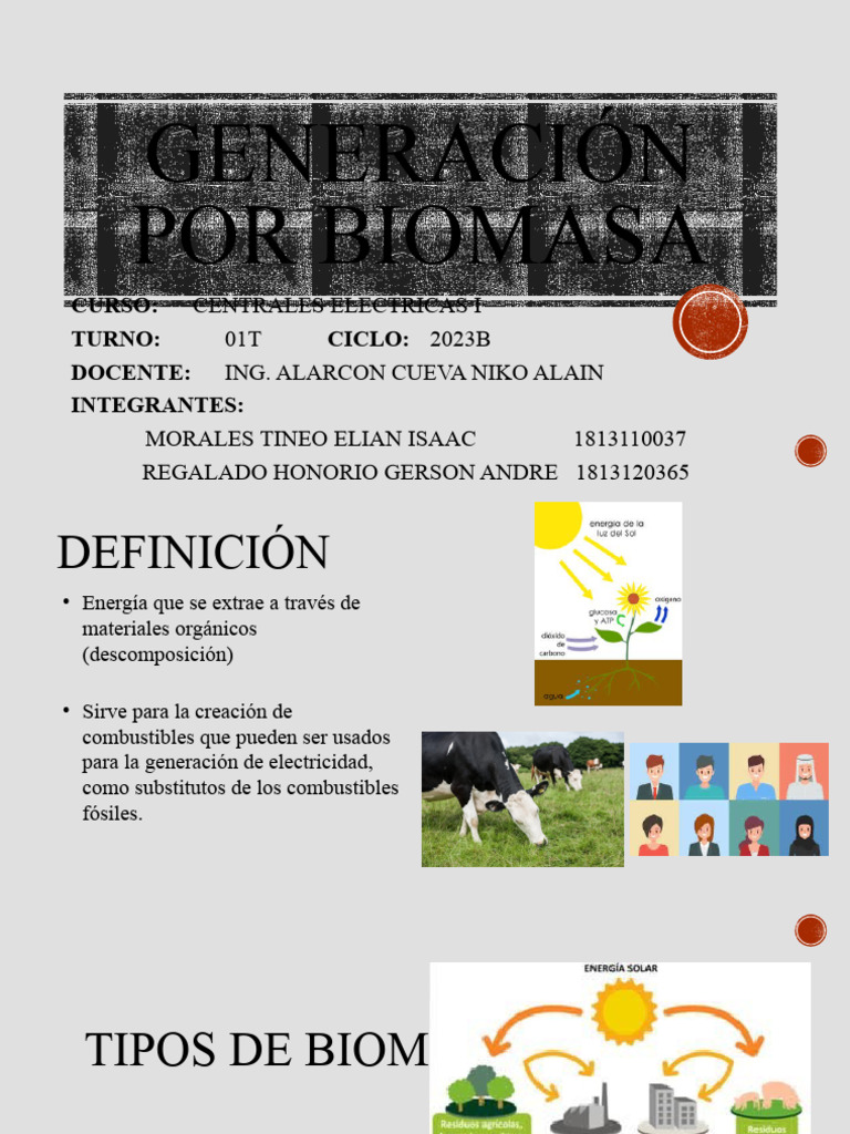 Generación Por Biomasa | PDF | Biomasa | Combustibles