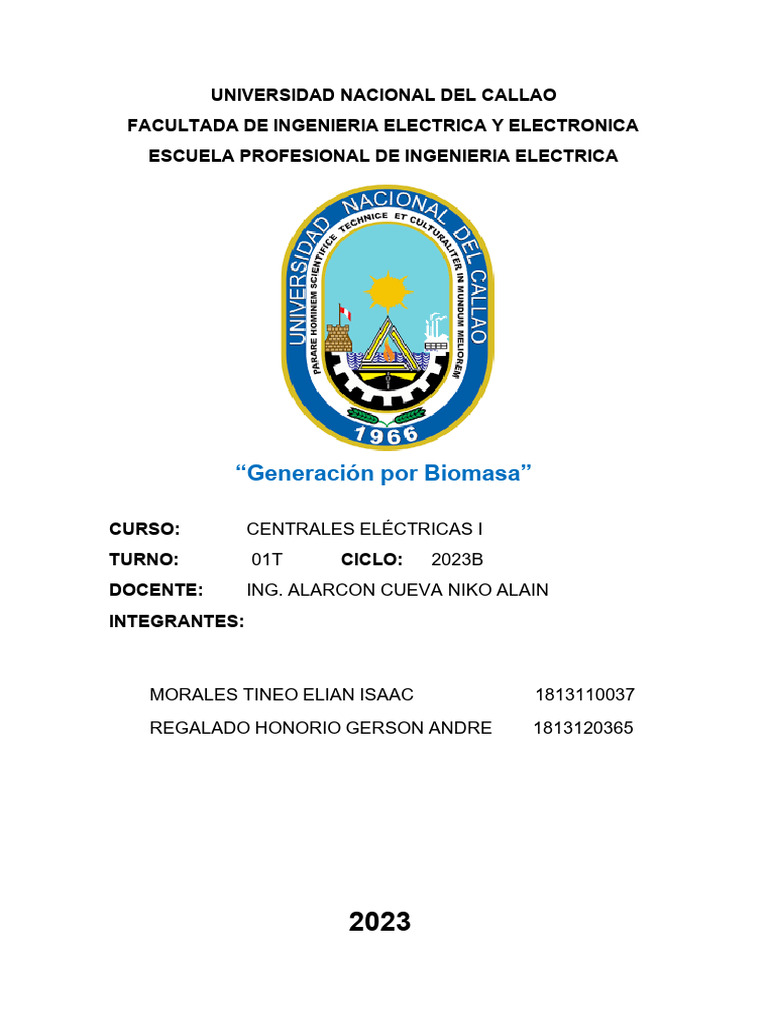 GENERACION POR BIOMASA | PDF | Biomasa | Combustión