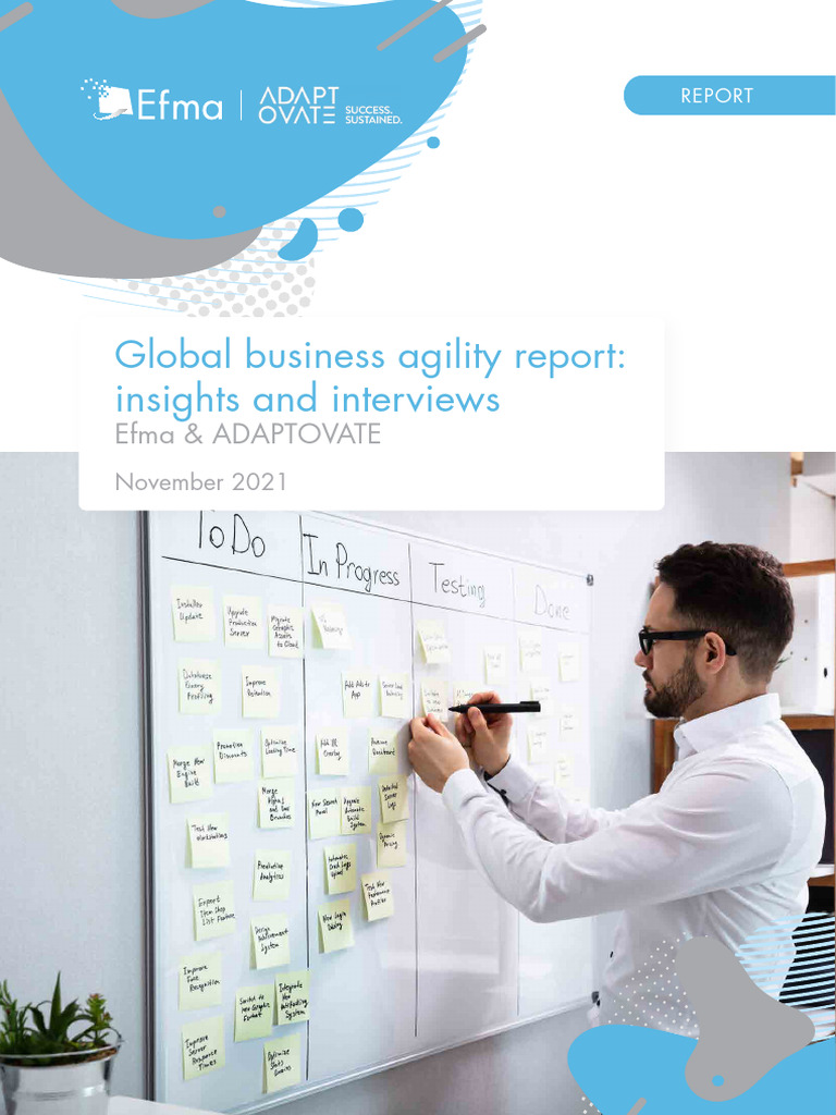 ADAPTOVATE Efma Business Agility Report 2021 | PDF | Agile Software ...