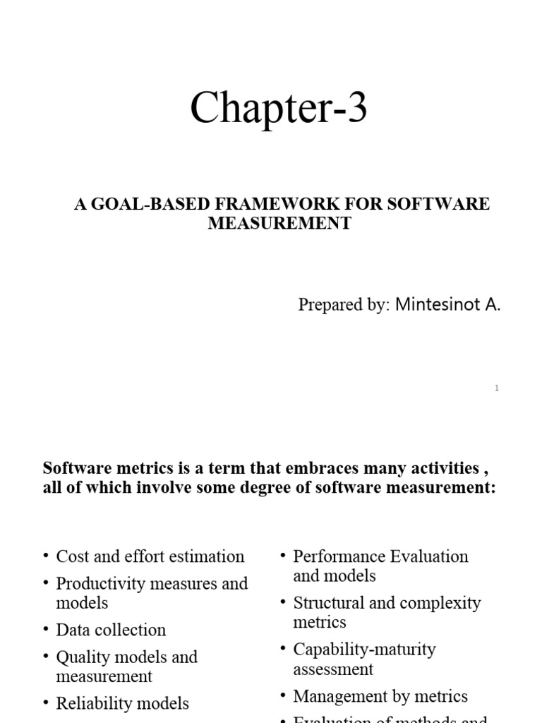 chapter 3 goal-based | PDF | Performance Indicator | Reliability Engineering