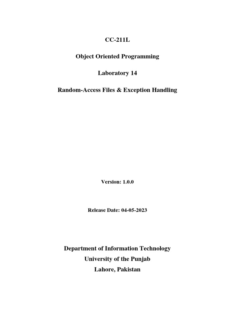 Lab 14 Pdf C Computer File