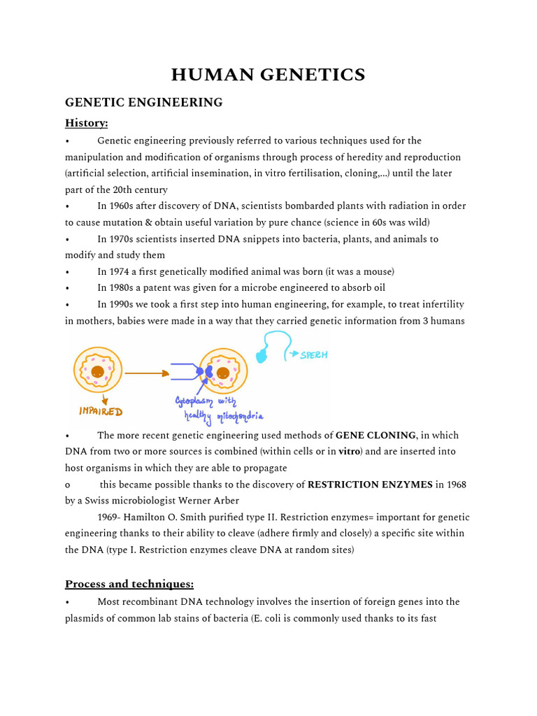 Evolution of Genetic Engineering Techniques | PDF | Crispr | Genetic ...