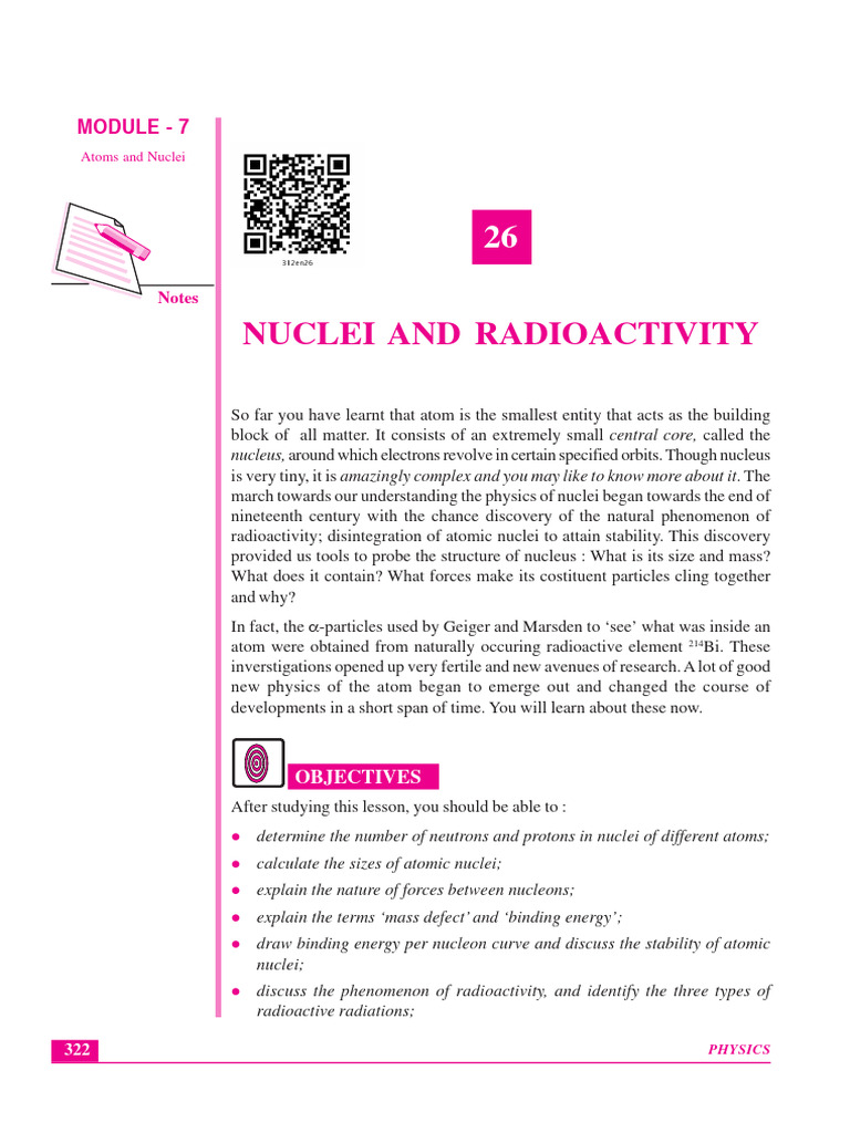 312 Physics Eng Lesson26 | PDF | Atomic Nucleus | Neutron