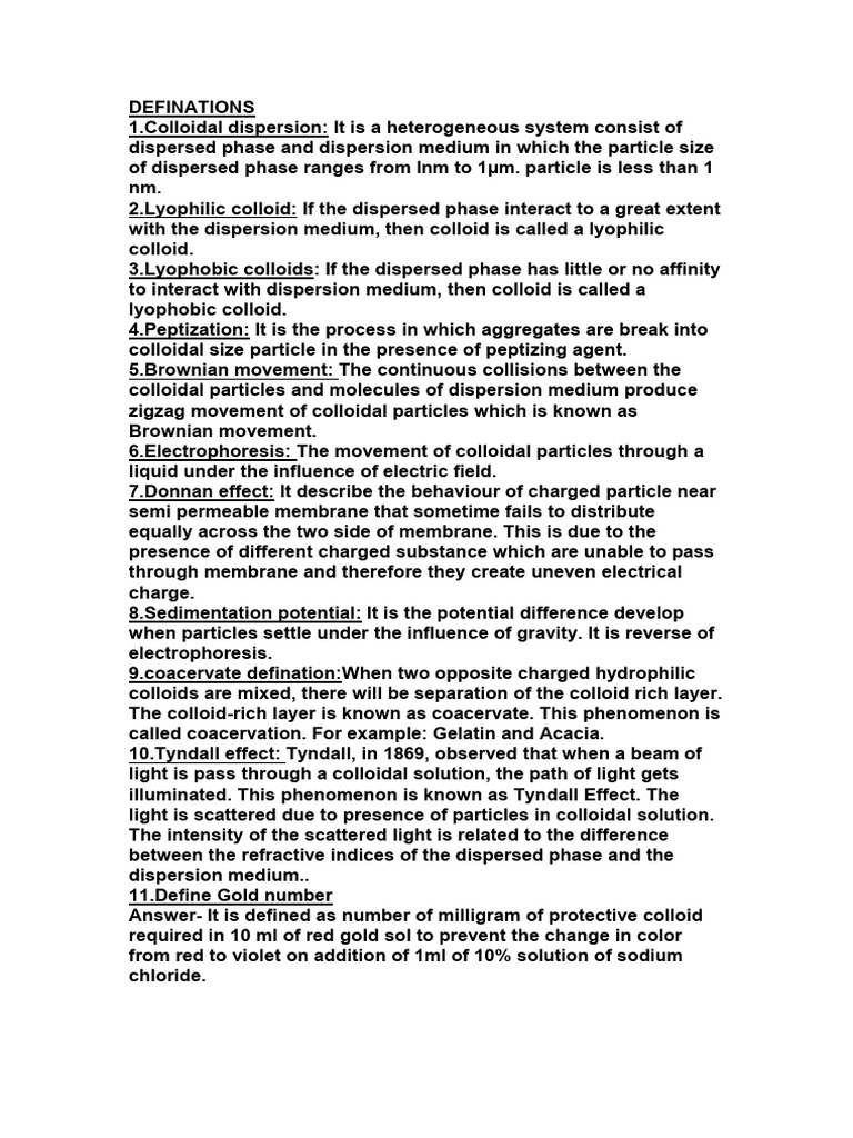 pp2(1) | PDF | Emulsion | Colloid