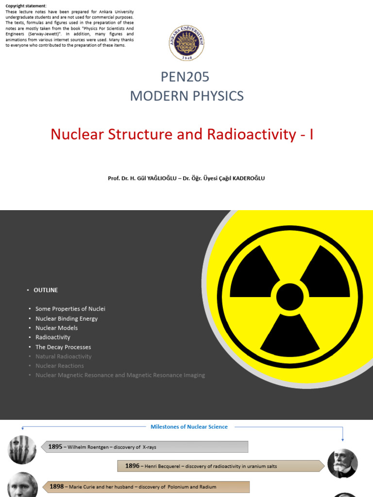week-10 | PDF | Atomic Nucleus | Isotope