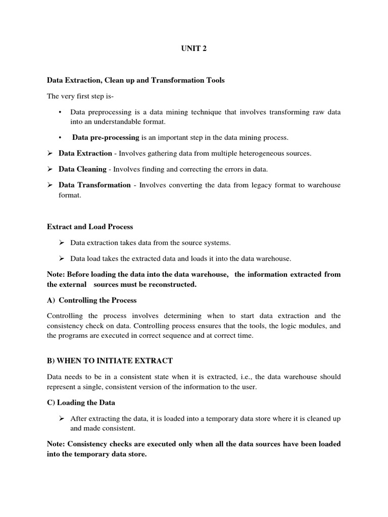 Unit 2 LT | PDF | Databases | Data Warehouse