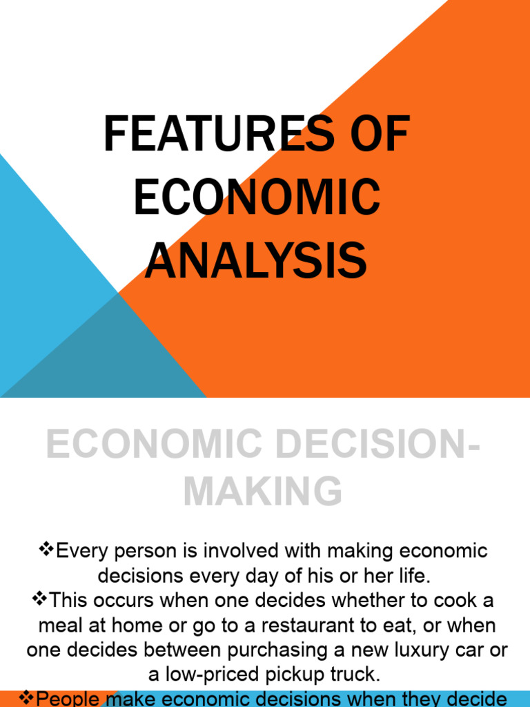Features of Economic Analysis | PDF | Demand | Prices