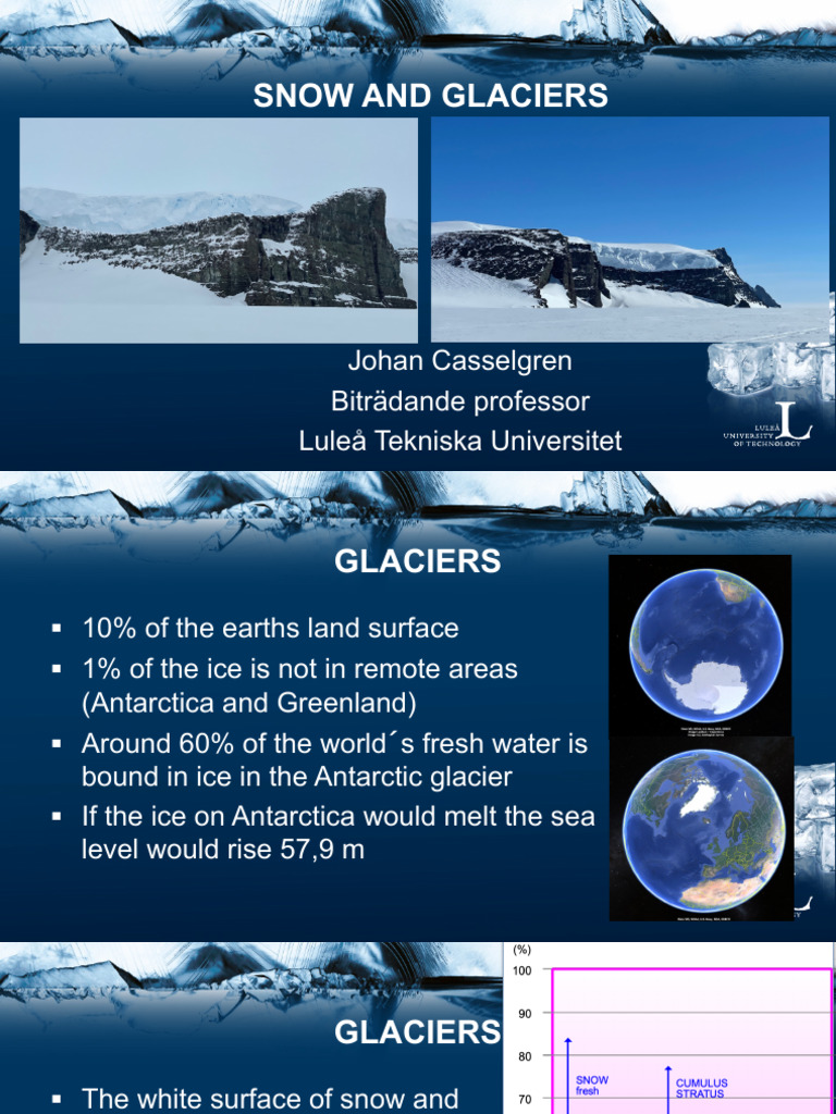 Lecture - 10 - Snow and Glaciers | PDF | Snow | Glacier