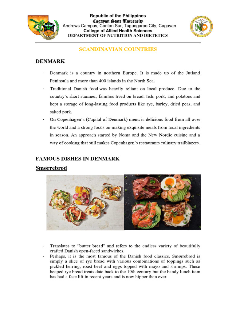 Traditional Danish Cuisine Overview | PDF | Curing (Food Preservation ...