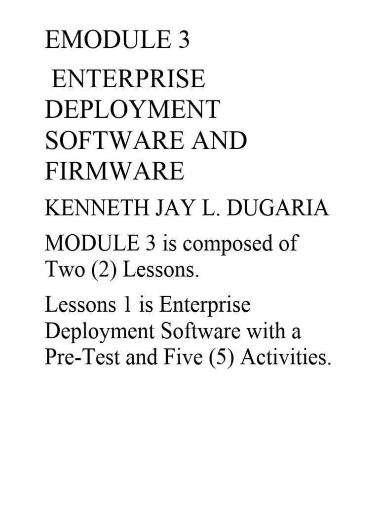 platform tech Mod 3 | PDF | Server (Computing) | Client–Server Model