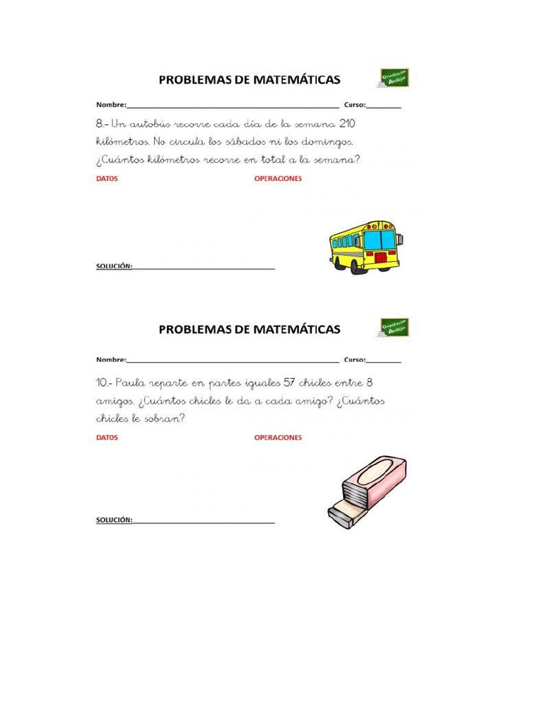 Matematicas Parte 3 | PDF