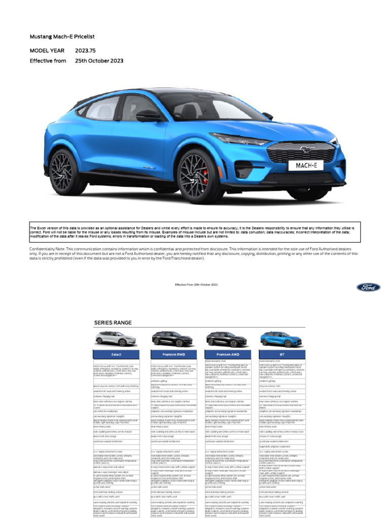 PL Mustang - Mach E | PDF