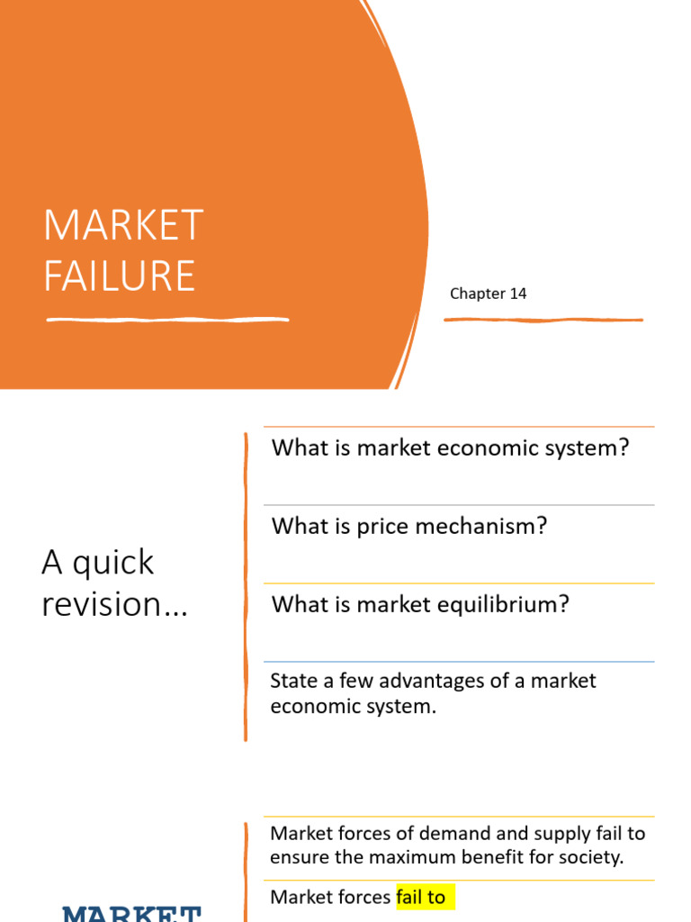 Market Failure | PDF | Externality | Goods