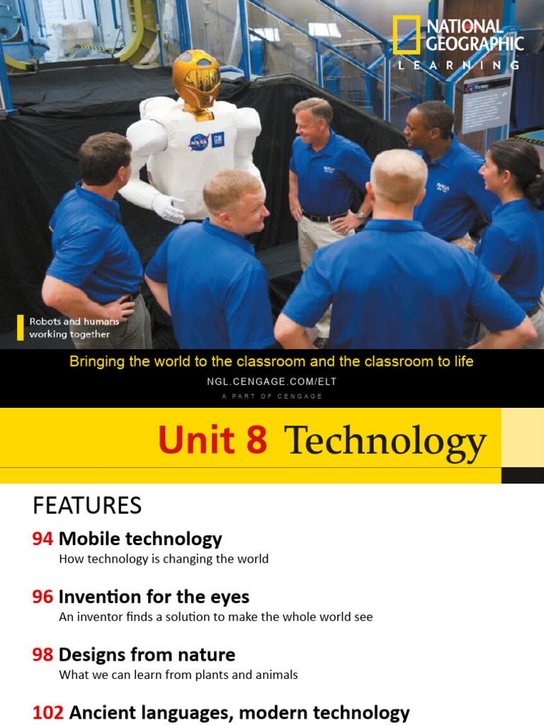 Life 2e BrE Pre-Inter SB U08 | PDF | Robot | Robotics