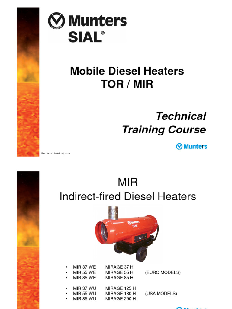 Munters | PDF | Thermostat | Manufactured Goods