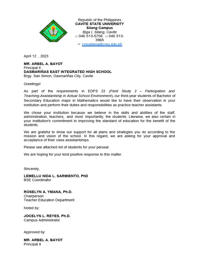 Edfs 22 Draft Letter 1 | PDF