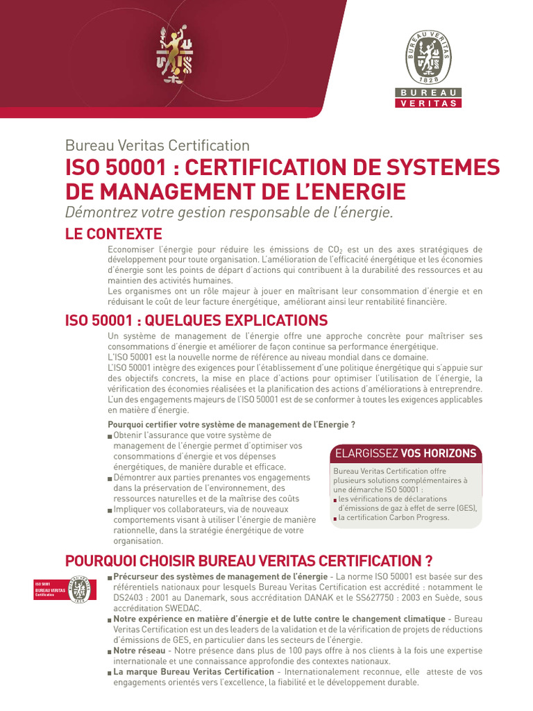 Fiche Produit ISO 50k | PDF