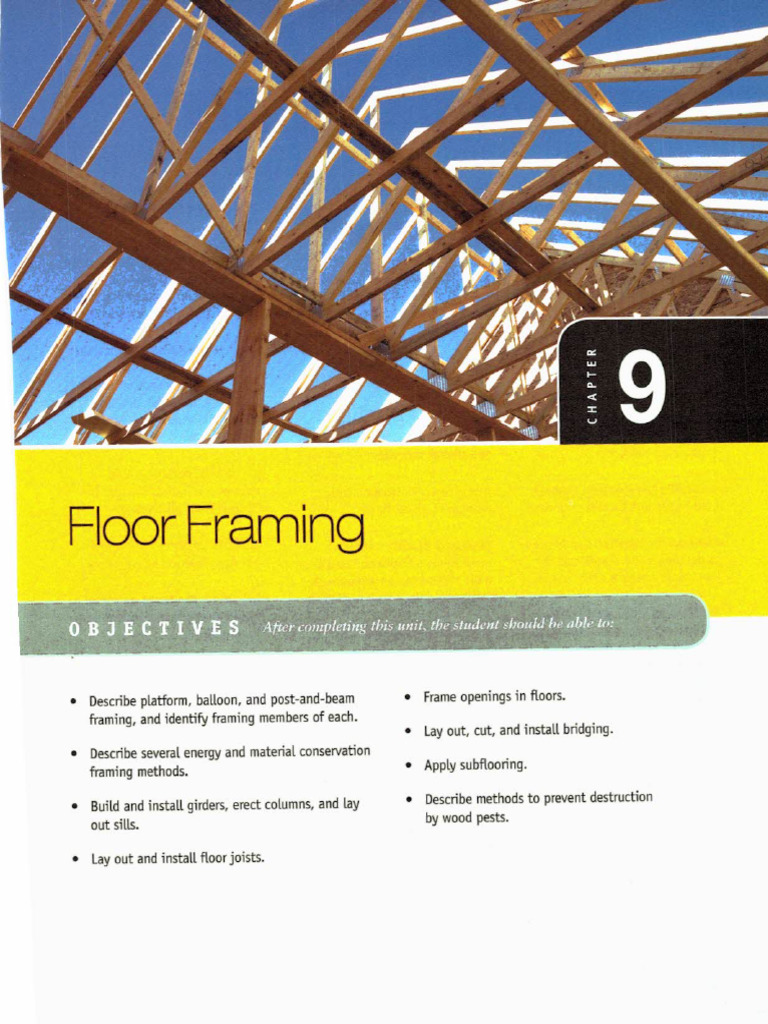 Chapter 9 Floor Framing | PDF