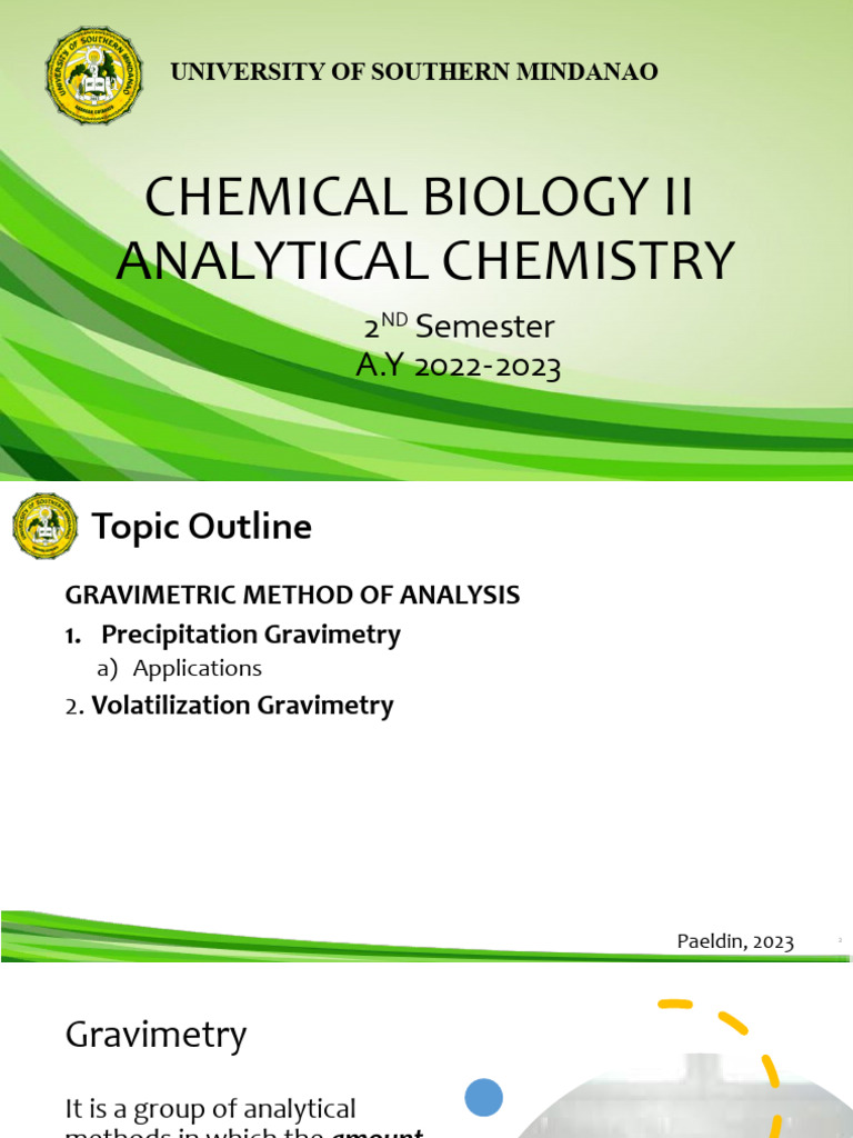Chem Bio Ii Lecture 5 | PDF | Materials | Chemical Substances