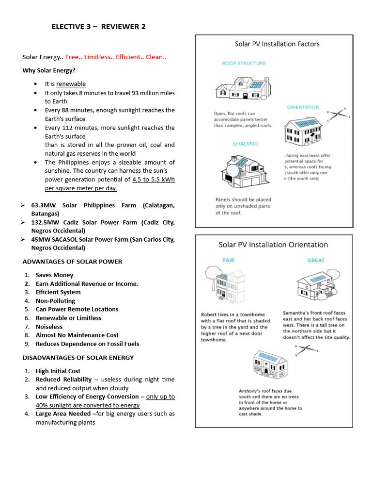ELECTIVE 3 Rev 1 | Download Free PDF | Solar Power | Renewable Energy