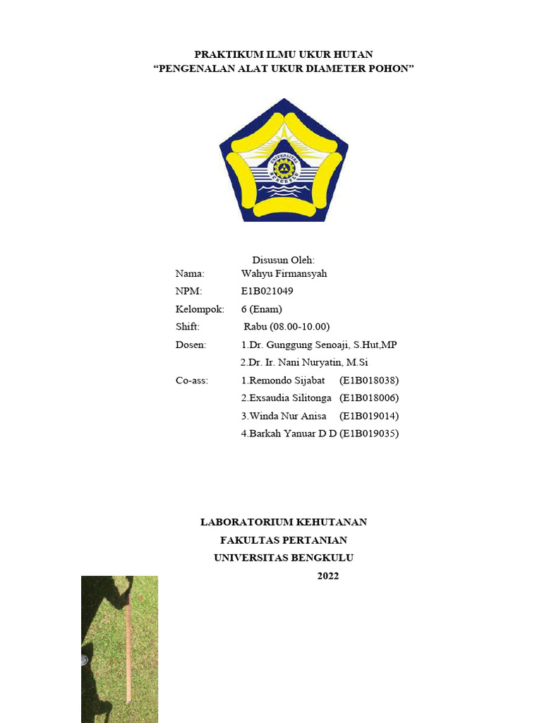 Laporan 1 Iuh - Wahyu Firmansyah - E1b021049 - KHT A | PDF