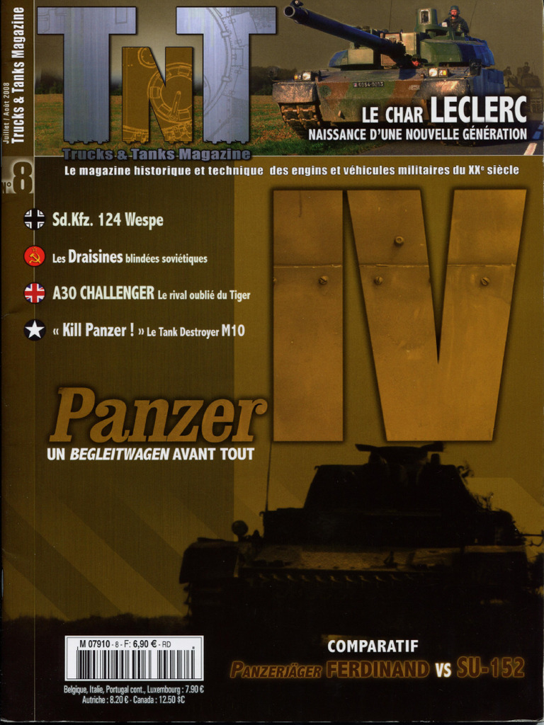 Caraktere Trucks Tanks No08 The Genesis of The Panzer IV | PDF