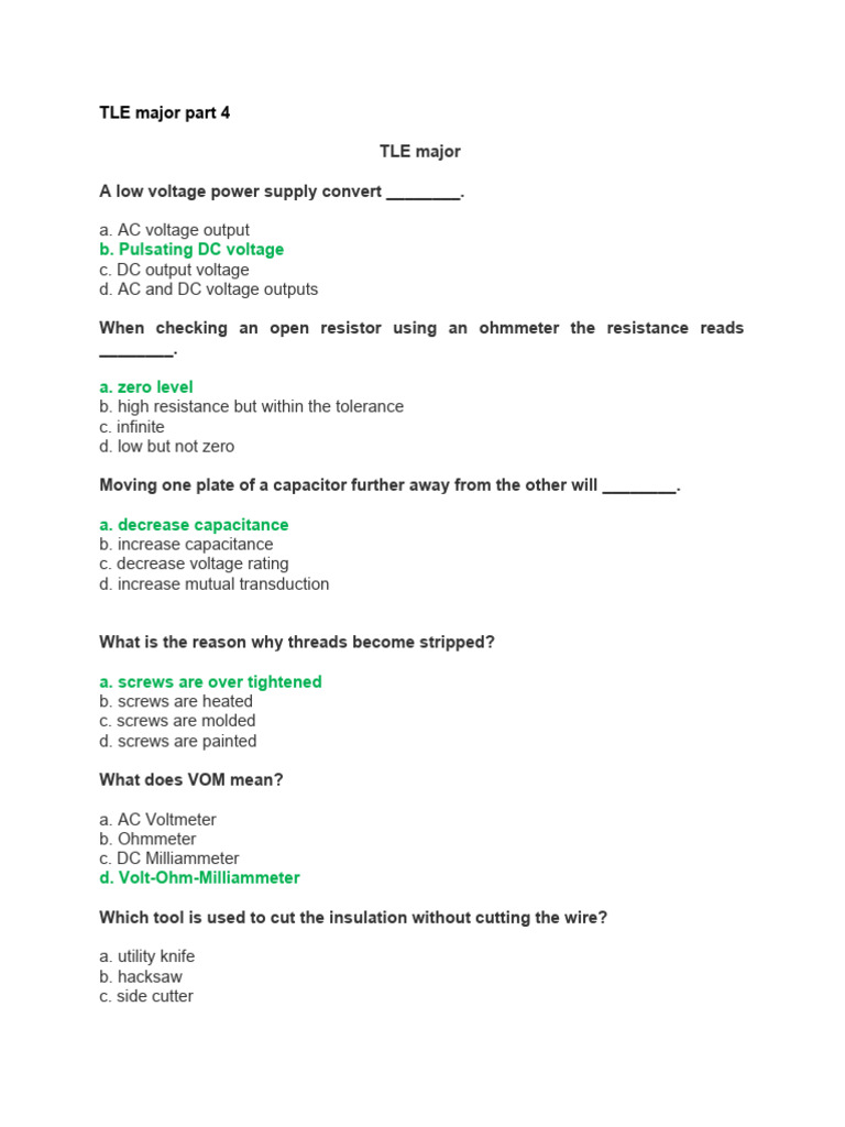 TLE Major Part 4 | PDF | Plumbing | Pipe (Fluid Conveyance)