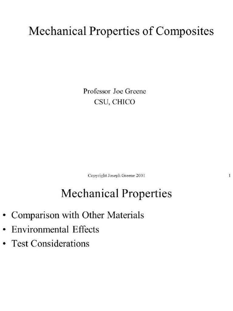 Kelompok 2 - Mechanical Properties of Composite | PDF
