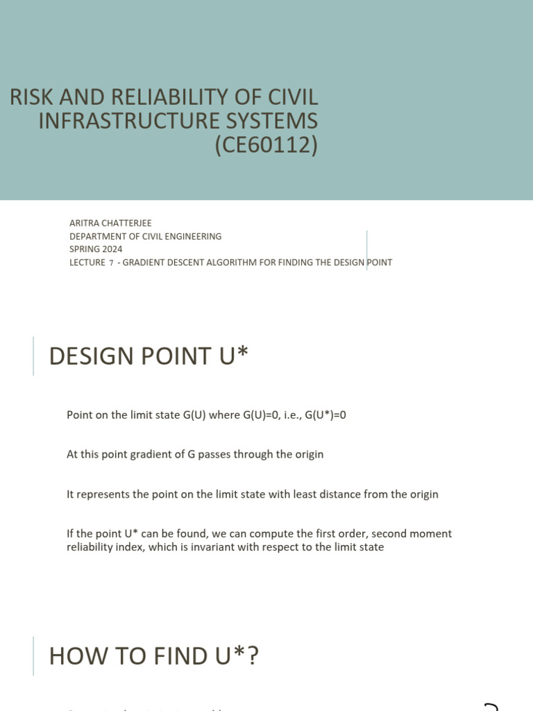 Gradient Descent in Civil Engineering | PDF