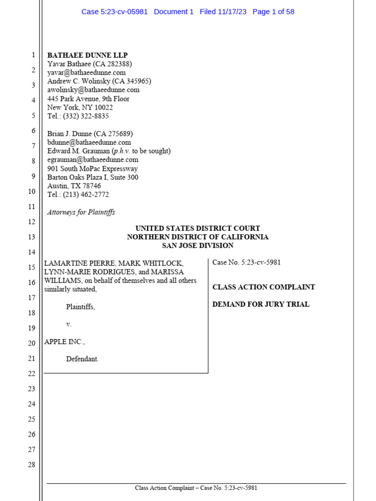 LAMARTINE PIERRE, MARK WHITLOCK, LYNN-MARIE RODRIGUES, and MARISSA ...