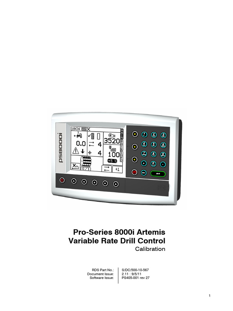 Uk567211 - Pro-Series 8000i Artemis - Calibration | PDF | Calibration ...