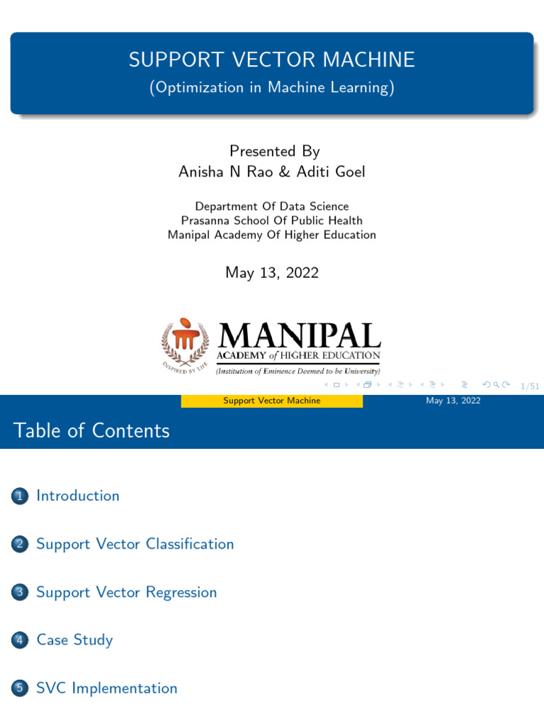 Seminar | PDF | Support Vector Machine | Statistical Classification
