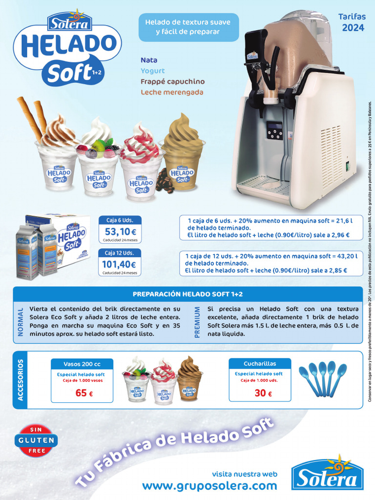 Ofertas y Precios de Helado Soft | PDF