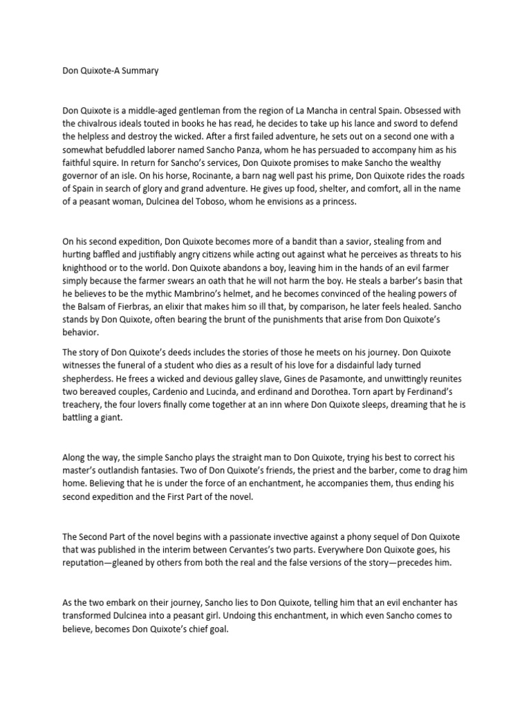 Don-Quixote | PDF
