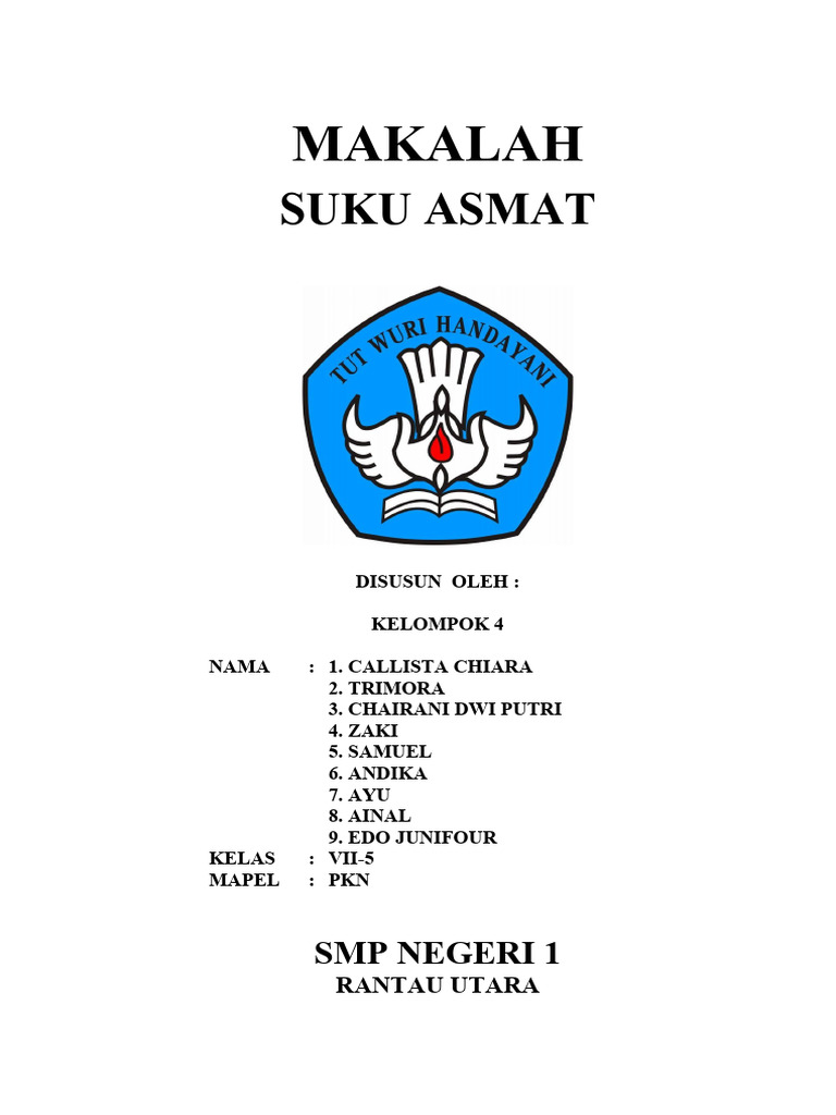 Makalah Suku Asmat | PDF | Seni