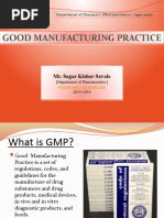 GMP Training Presentation | PDF