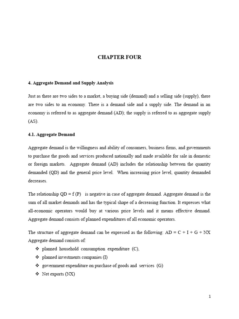 Macro 1 Handout Chapter 4 5 And 6 Pdf Cost Of Living Labour