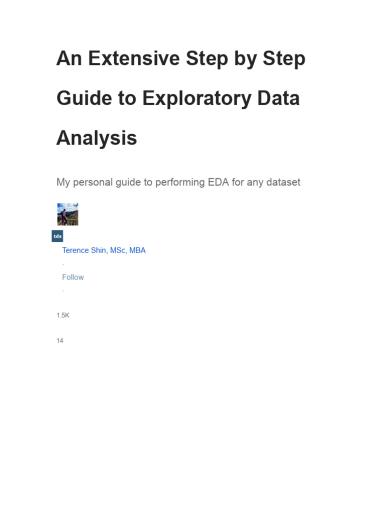 Data Analysis Guide for Beginners | PDF | Data Analysis | Data