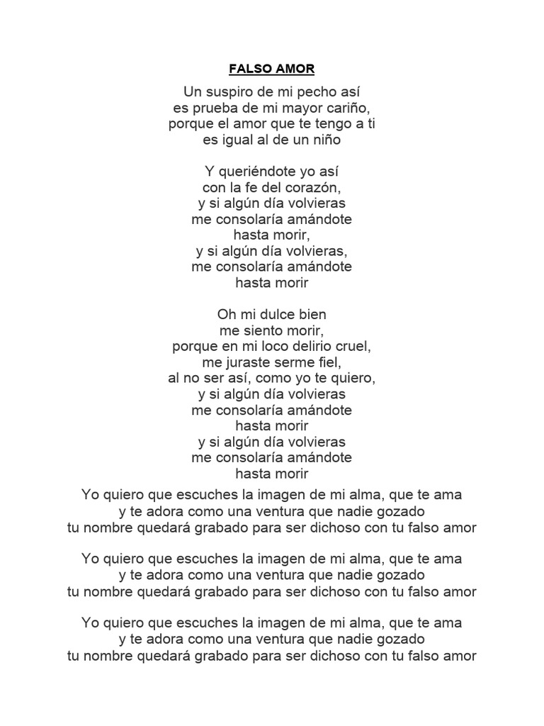 Falso Amor | PDF | Amor