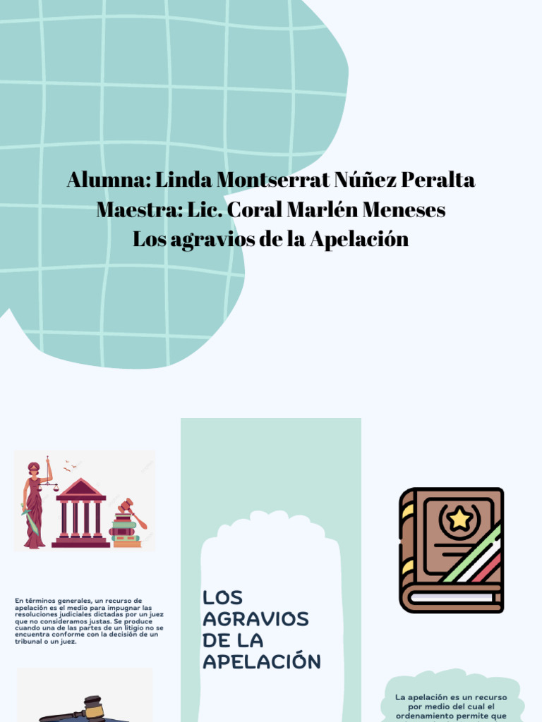 Agravios en la Apelación Judicial | PDF | Apelación | Judicaturas
