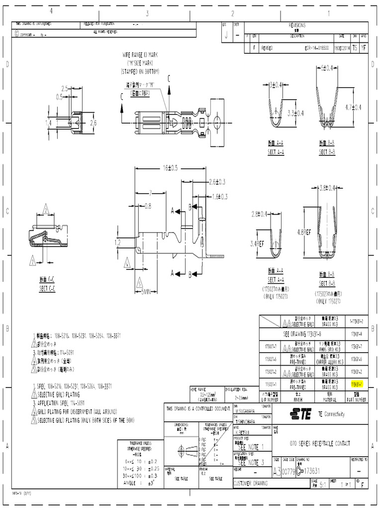 DOC36-1 173631-1 Datasheet | PDF