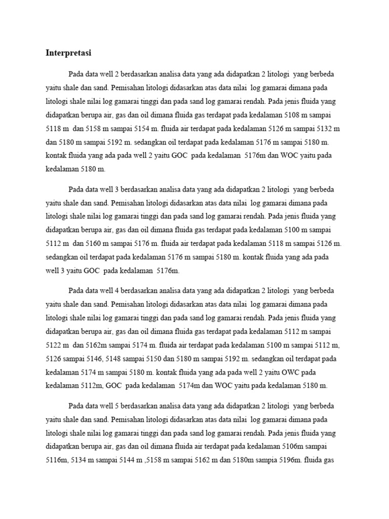 Interpretasi GMB Acara GOC, WOC, WGC | PDF