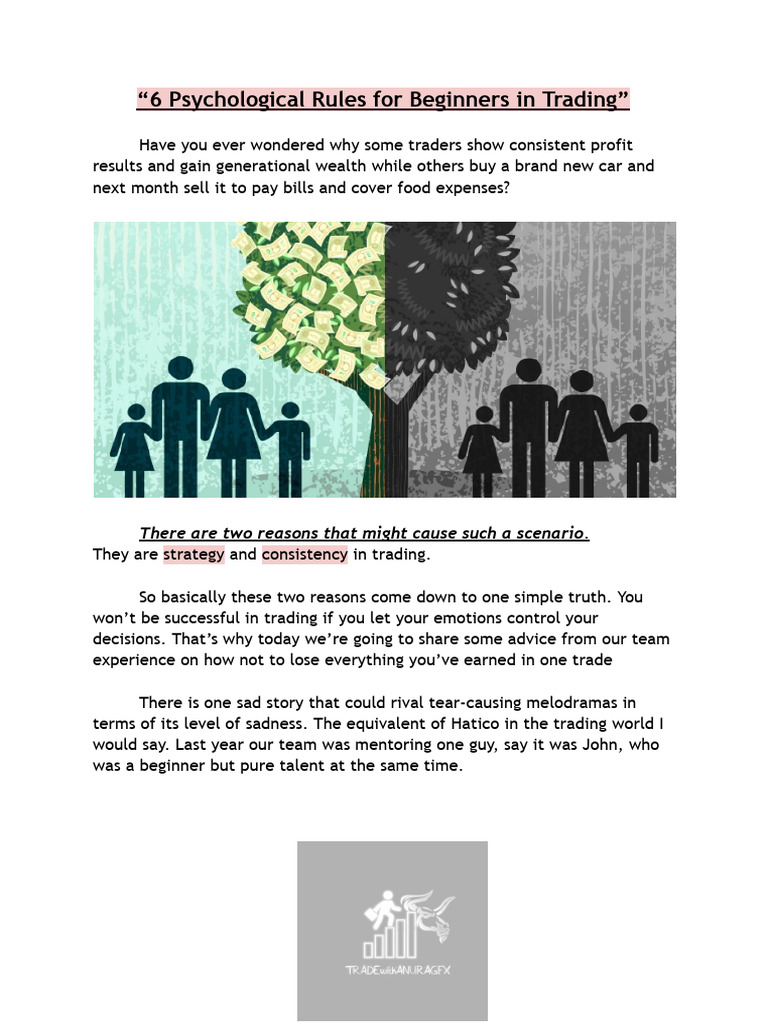 6 Psychology Rules in Trading | PDF