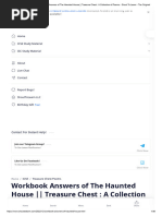 Workbook Answers of The Haunted House - Treasure Chest - A Collection ...