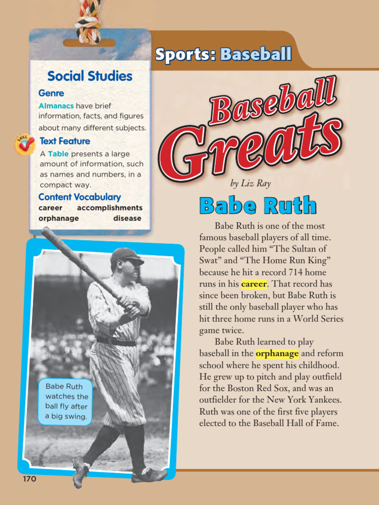 Unit2 Theme1 Baseball3 | PDF