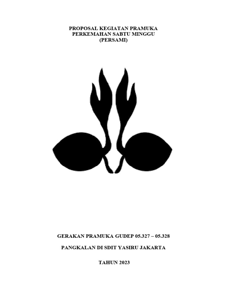 Proposal Kegiatan Pramuka SDN Ku 01 Fix | PDF