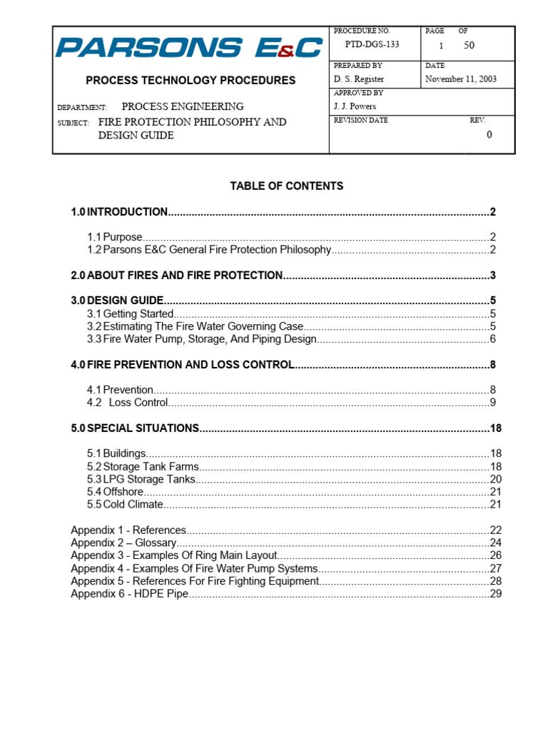 Fire Protection Design Guide Overview | PDF | Explosion | Fires