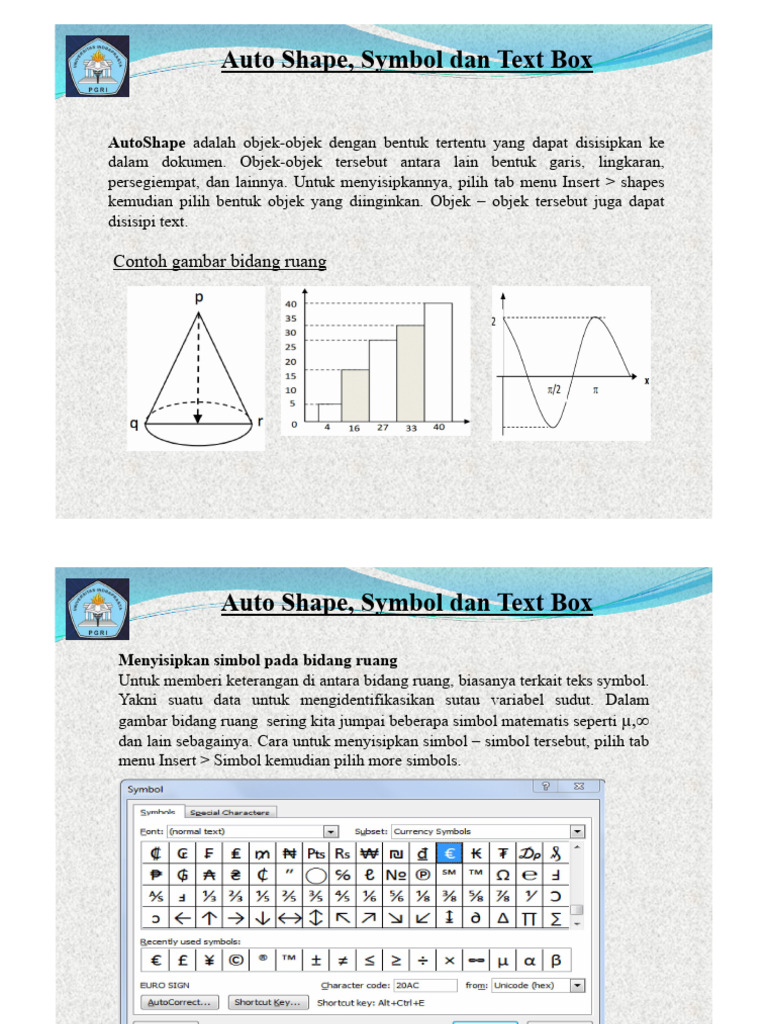SESI 6_Auto Shape,Symbol Dan Text Box | PDF